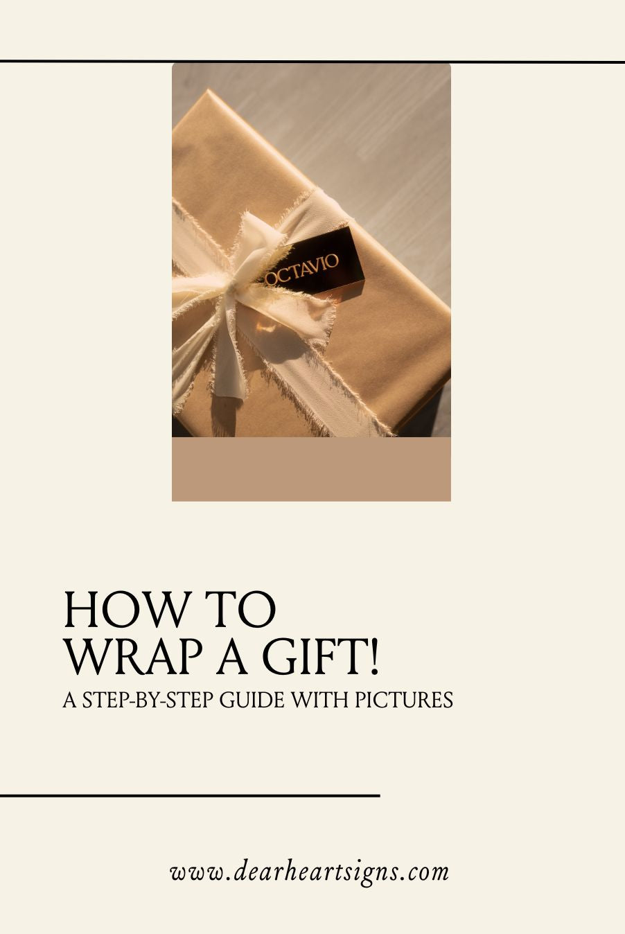 Gift Wrapping: A Step-by-Step Guide! – Dear Heart Signs