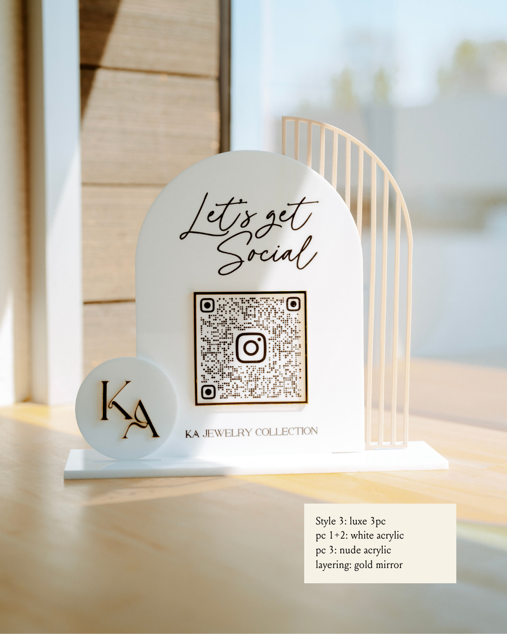Business QR Code Sign – Dear Heart Signs